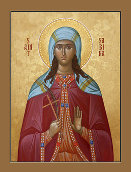 Icon of St. Sabina - (1SA23)