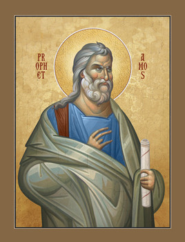 Icon of Holy Prophet Amos - 20th c. - (1PA17)