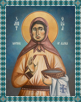 Icon of St. Olga of Alaska - (1OA16)