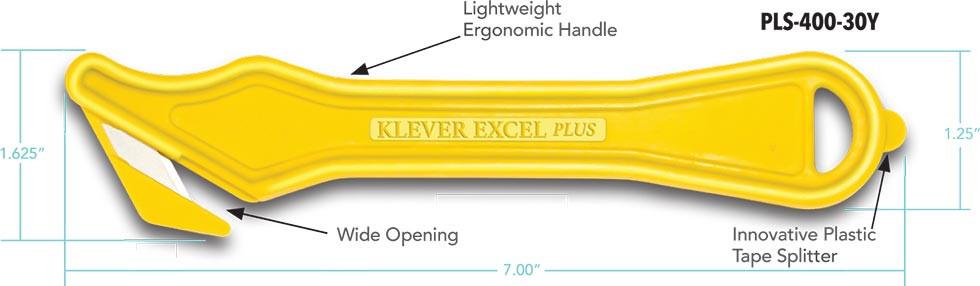 Klever Kutter stainless steel safety cutter, a safer box cutter ...