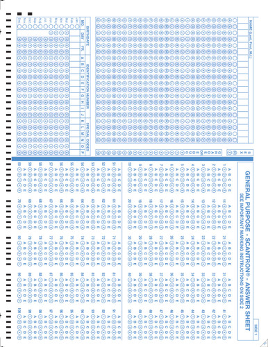4521-BAG Bag Version of 4521 (2400/CTN) - Scantron