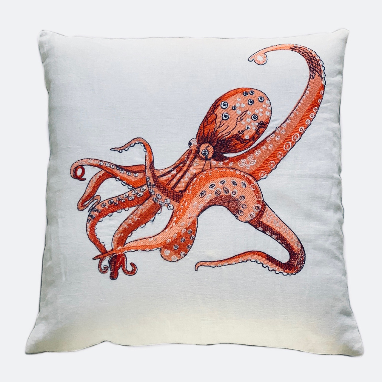 Cushion Cover | Octopus Red | Marinette St Tropez