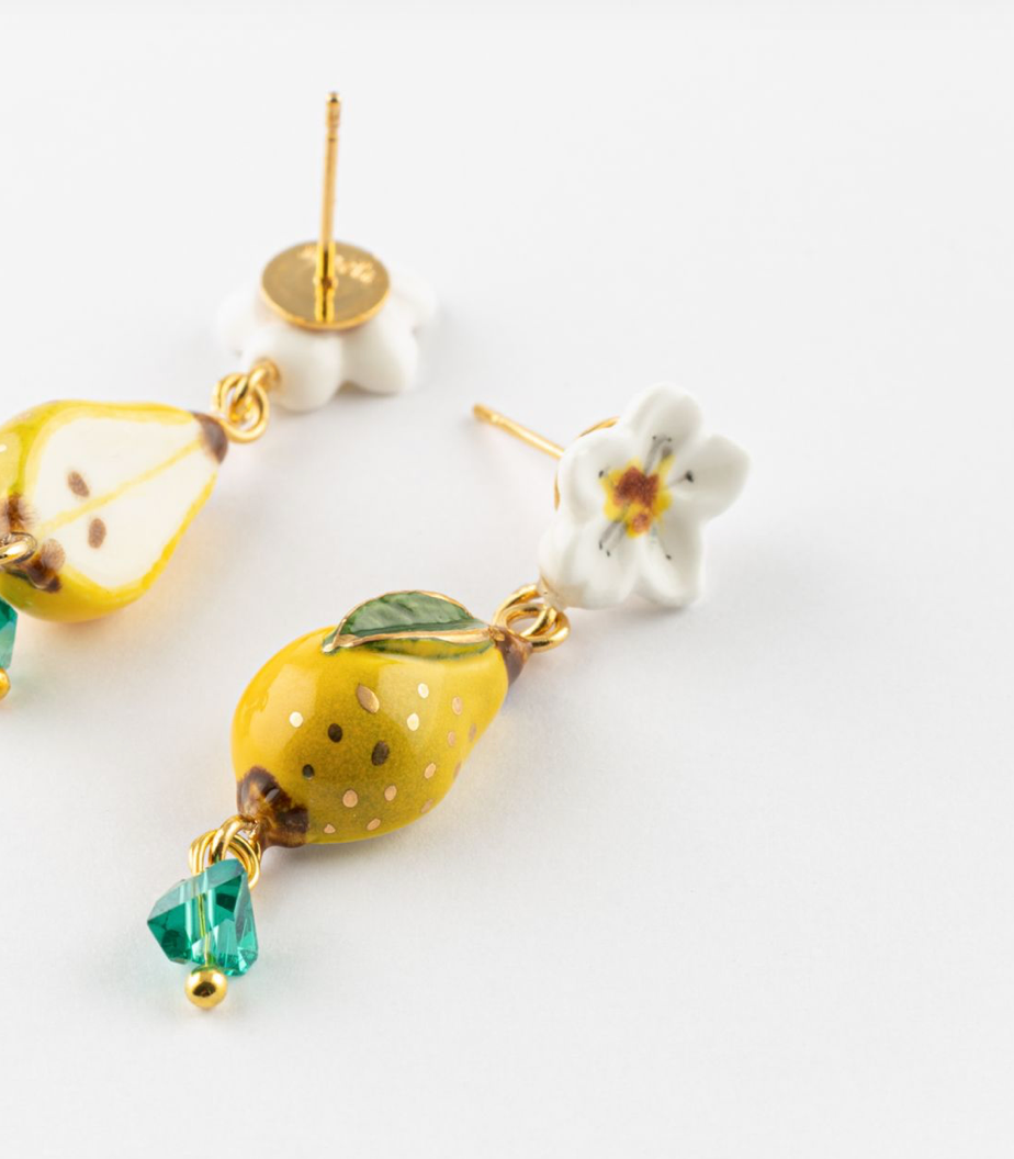 Pear earrings by Nach Paris
