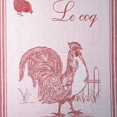 Le Coq Rouge tea Towel