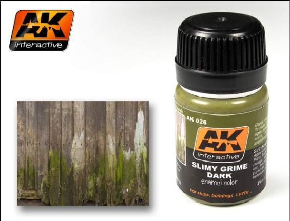 Slimy Grime Dark Enamel Paint 35ml Bottle - Loco Joe's Hobbies