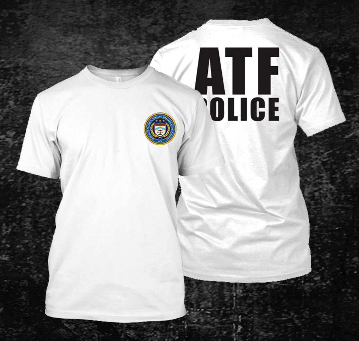 ATF Shirt, ATF Explosive Logo Police T-Shirt Tee - Dejavain