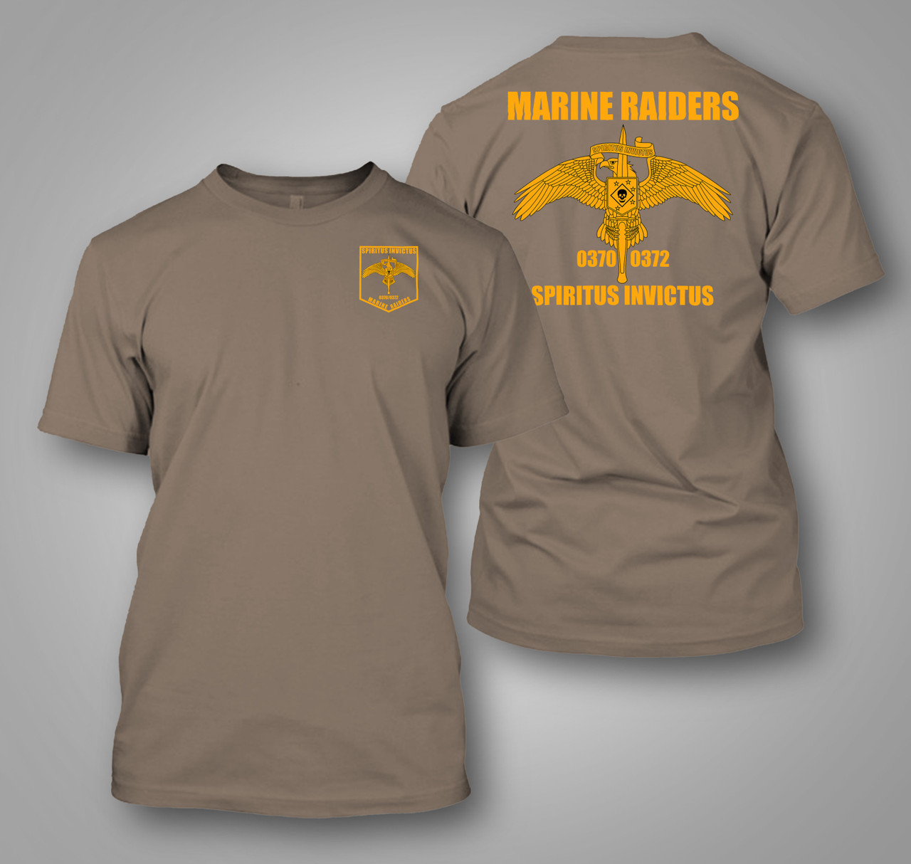 Marine Raiders T-Shirt | Spiritus Invictus | Dejavain