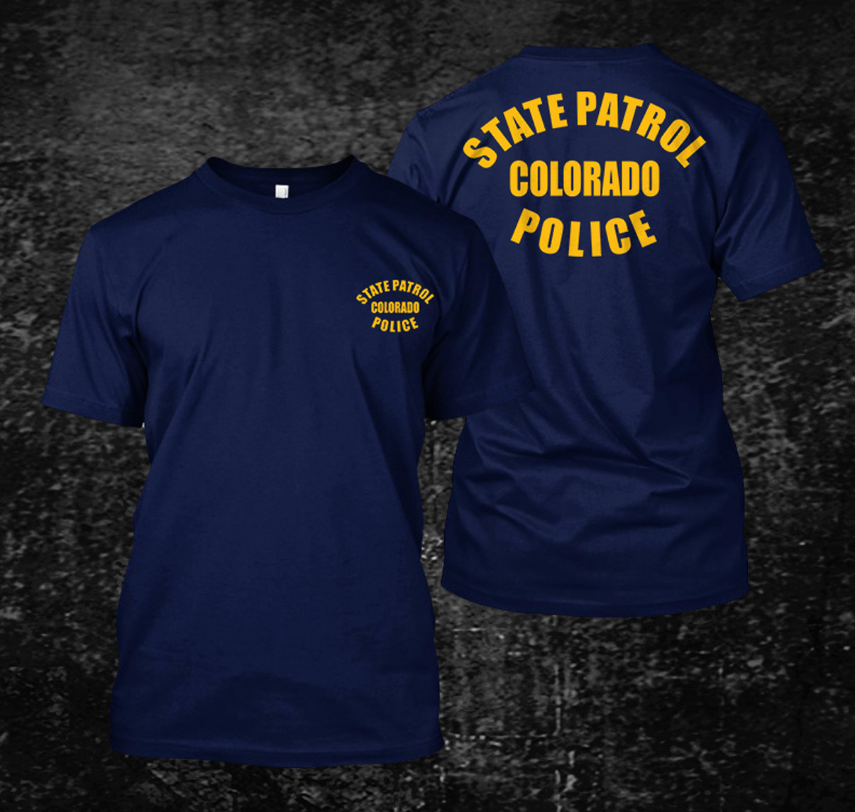 Colorado State Patrol T Shirts, Colorado Police T-Shirt Tee - Dejavain