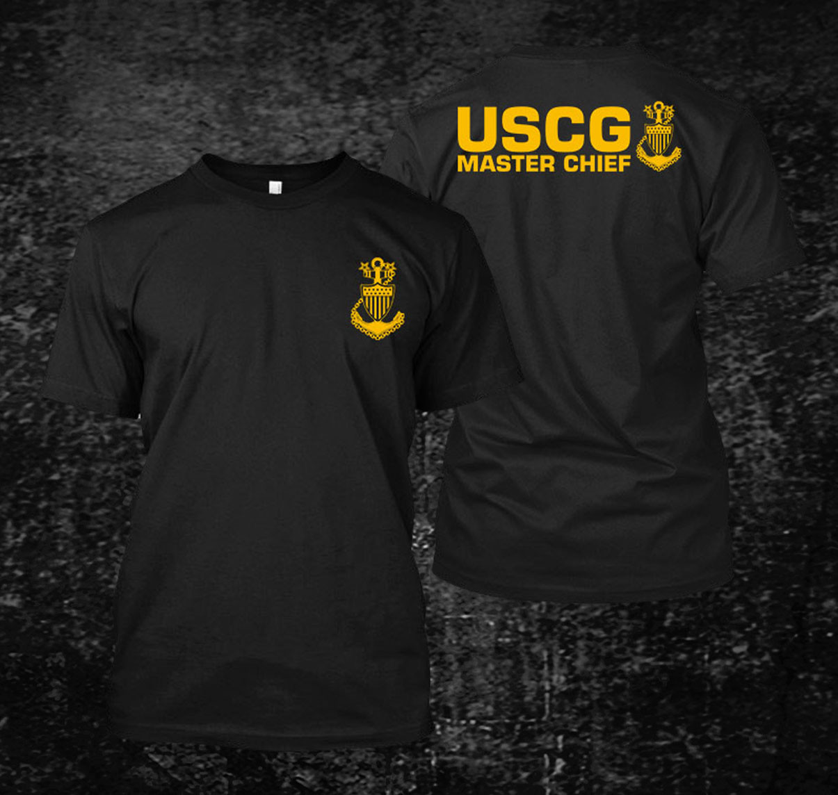 USCG Master Chief Petty Shirt, Coast Guard Logo Shirt Tee - Dejavain