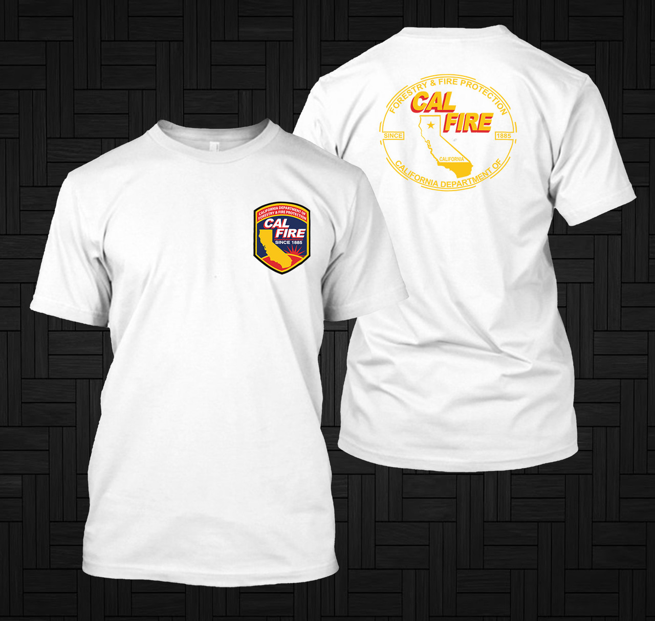 New California Firefighter Fire Department Rare Firearm US - Custom T ...
