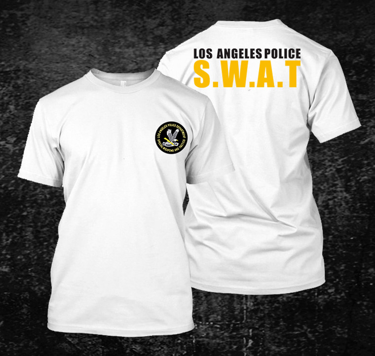 LAPD Shirt, SWAT Los Angeles Police T Shirt - Dejavain