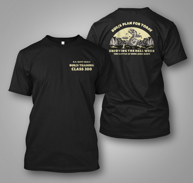 US Navy Seals Buds Training Class 300 The Hell Week - Unisex Tee Size S ...