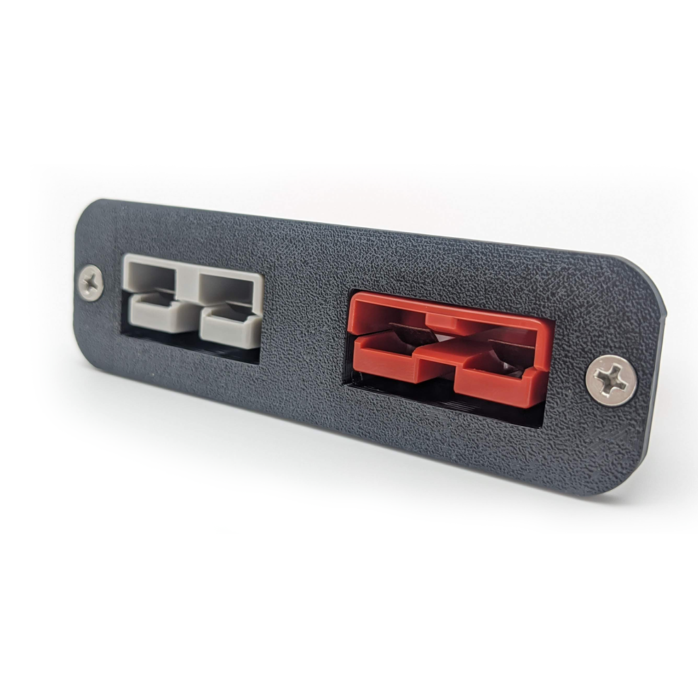 Dual 50 Amp Anderson plug cover