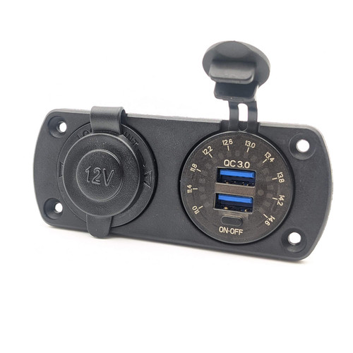 Dual Socket Outlet Mount – Marine Grade 10A