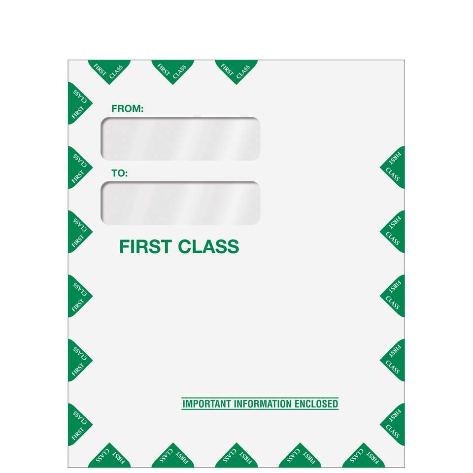 80342 - Double Window Tax Organizer Mailing Envelope - Greatland.com