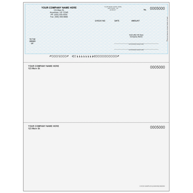 L5000 - Multi-Purpose Top Business Check - Greatland.com