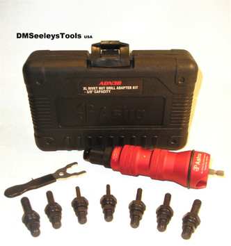 Astro Rivet Nut Drill Adapter tool Kit XL with Inch and Metric Mandrels ...