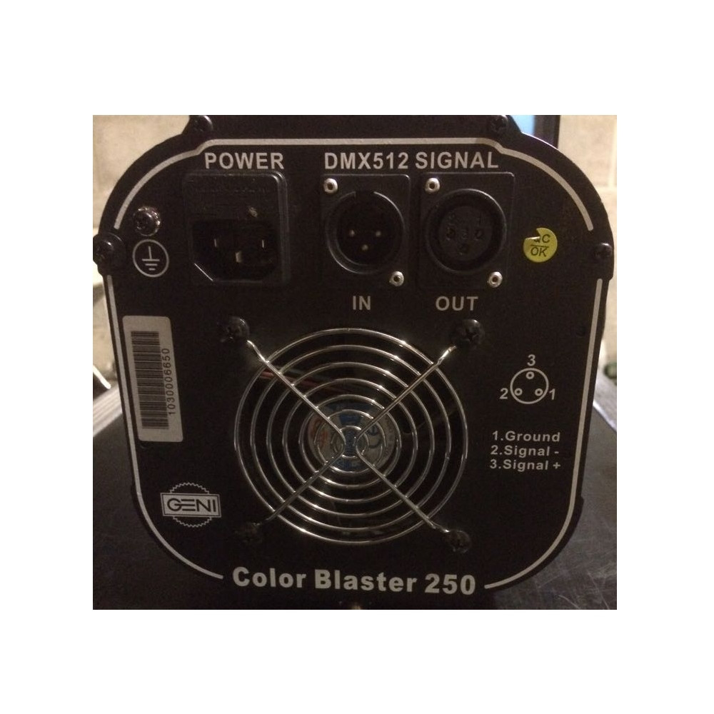 GENI COLOR BLASTER 250 Wide Hard Edge Dichroic Beams with 10 Dichroic ...