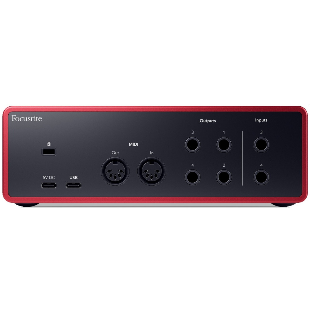 FOCUSRITE SCARLETT 4i4 (4th Gen) Recording Studio USB Interface with ...