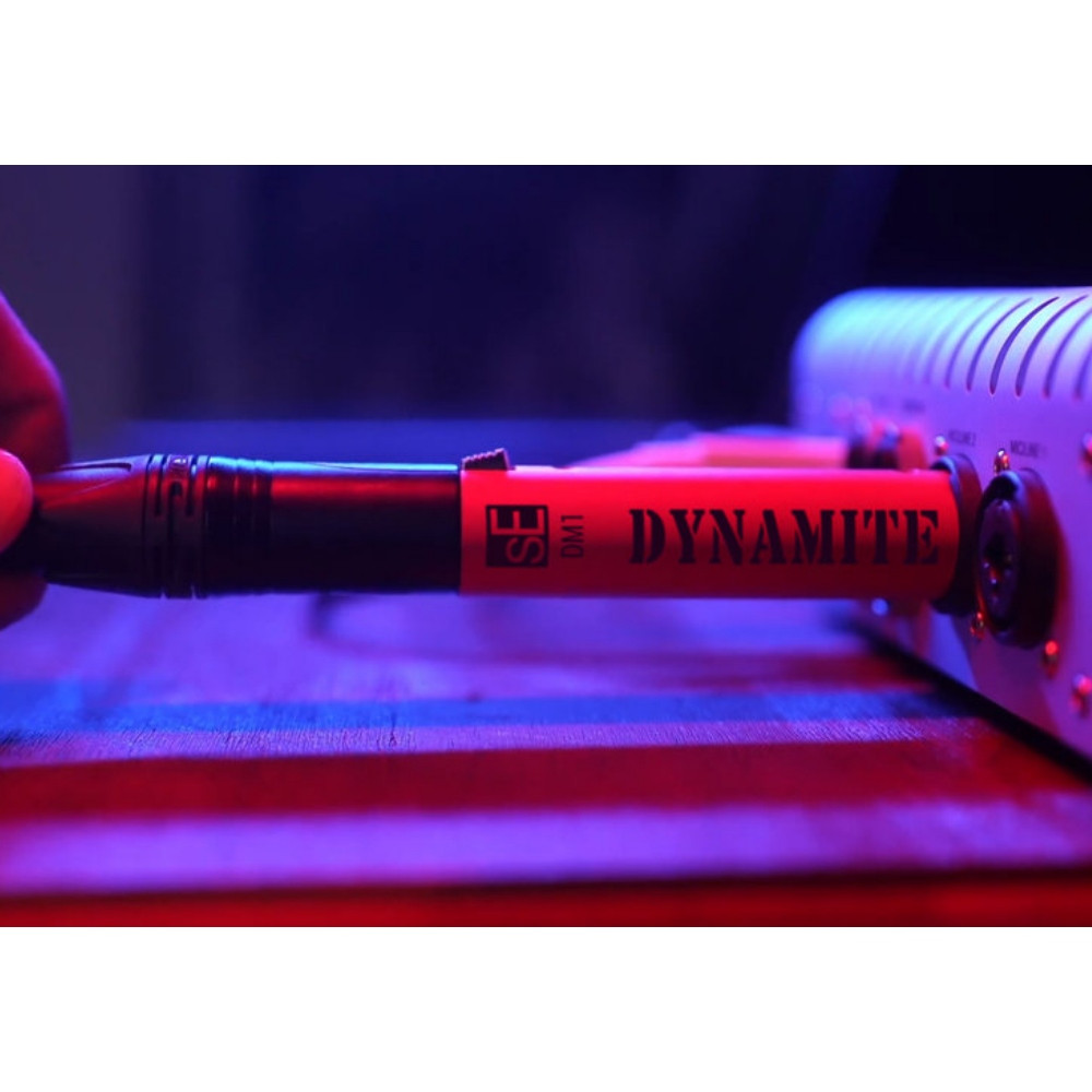 SE ELECTRONICS DM1 DYNAMITE Inline 28db Studio Podcast Ribbon/Dynamic ...