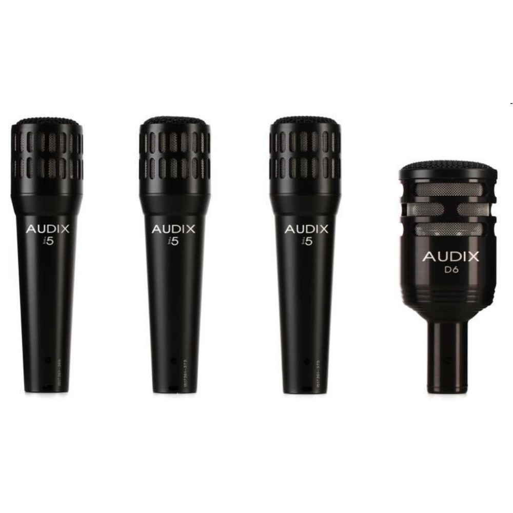 AUDIX DP4 4 Piece Professional Drum Mic Pack with Aluminum Case - LightingelStore