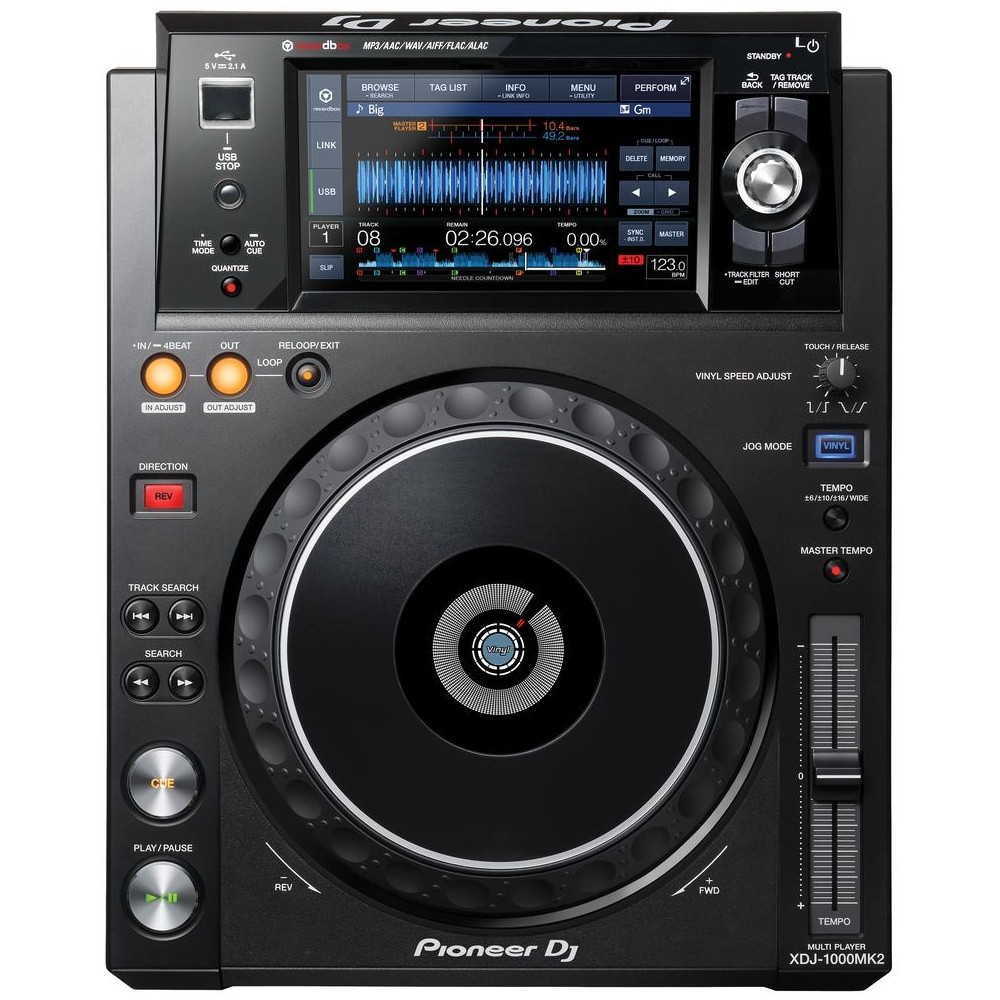 PIONEER XDJ-1000MK2 Professional Live Performance DJ Controller ...