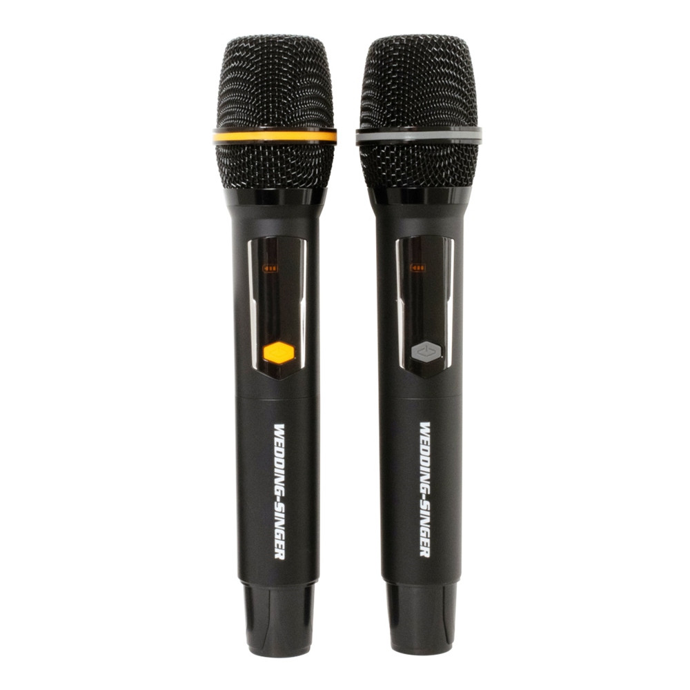 VOCOPRO WEDDING-SINGER Rechargeable Bluetooth Dual Wireless Mic Karaoke ...