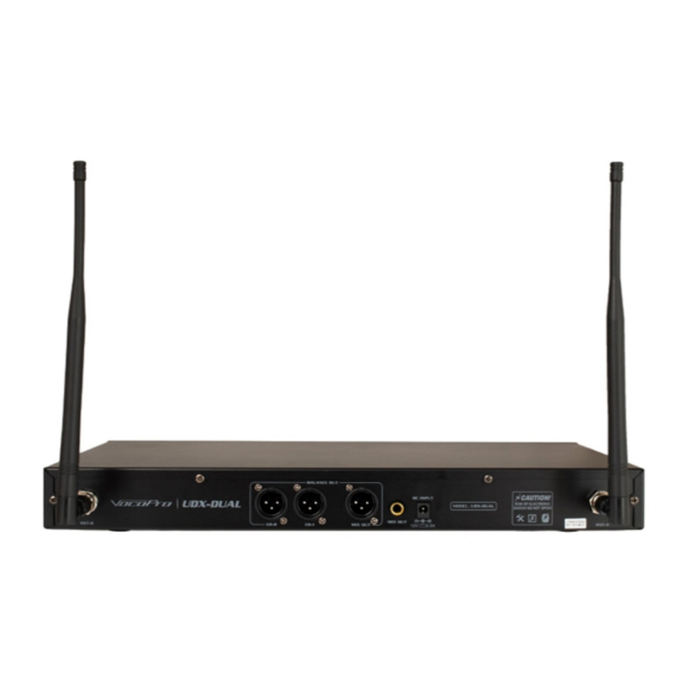 VOCOPRO UDX-DUAL-COMBO Digital PLL Wireless Rackmount Mic & Headset ...