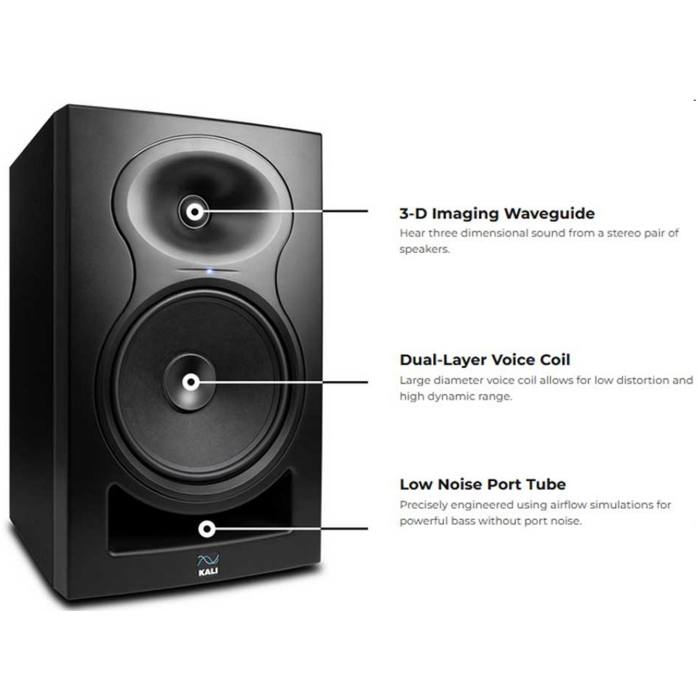 KALI AUDIO LP-6 V2 320w Total Active Reference Monitor Pair ...