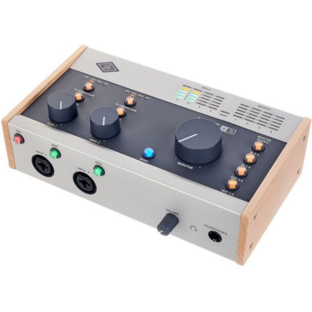 UNIVERSAL AUDIO VOLT 476 4-in/4-out USB-C/MIDI Tube Emulation Audio ...