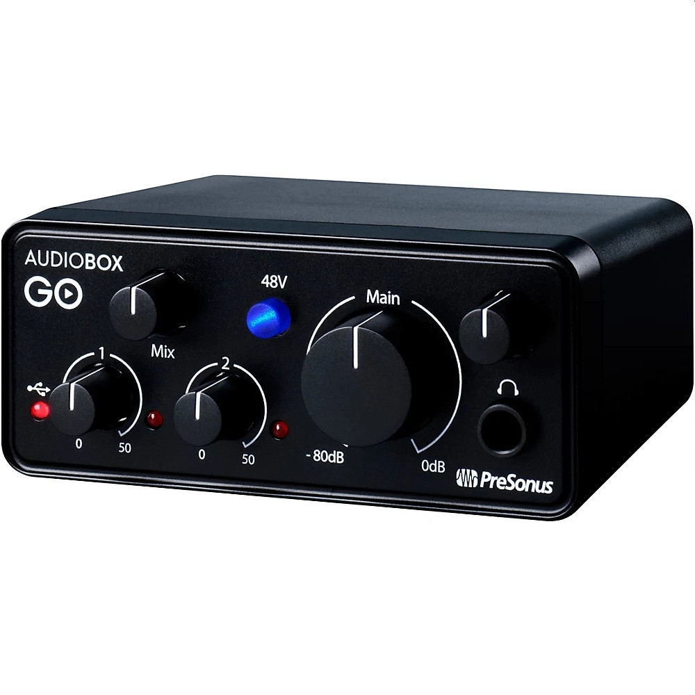 PRESONUS AUDIOBOX GO CREATOR Interface, Software, Mic, Phones Recording ...
