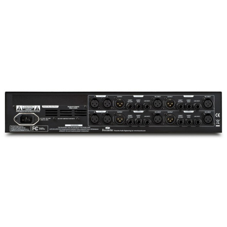 FOCUSRITE ISA 428 MKII 4 Channel Rackmount Microphone Pre-Amplifier ...