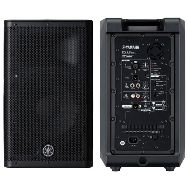 YAMAHA DXR8 MKII Lightweight 2200w Total Active PA Speaker System Pair ...