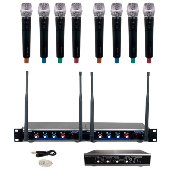 VOCOPRO USB-ACAPELLA-8 USB-MC / Digital Handheld Wireless Microphone ...