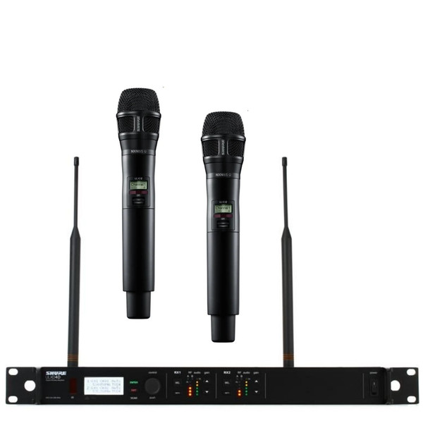 SHURE ULXD4D/N8SB-G50 Dual Channel / Dual Mic Rackmount Digital Dante ...