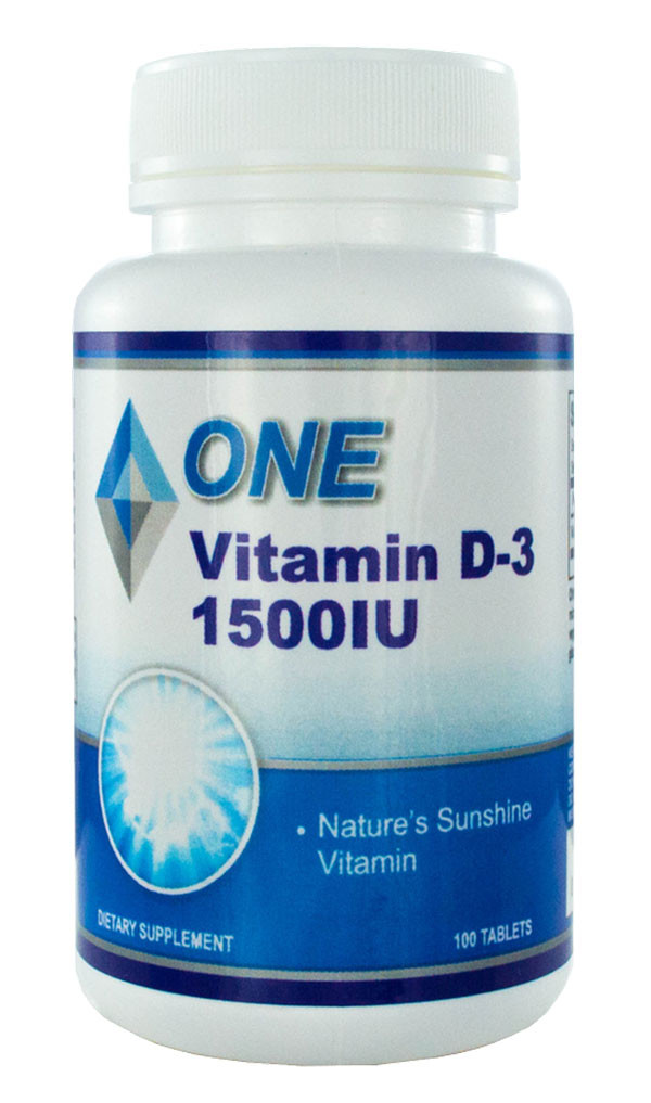 Vitamin D3 1500 IU. 100 Tablets - Silver Solution USA LLC