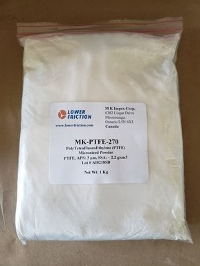 Poly Tetra Fluoro Ethylene (PTFE) Micronized Powder, 3 micron
