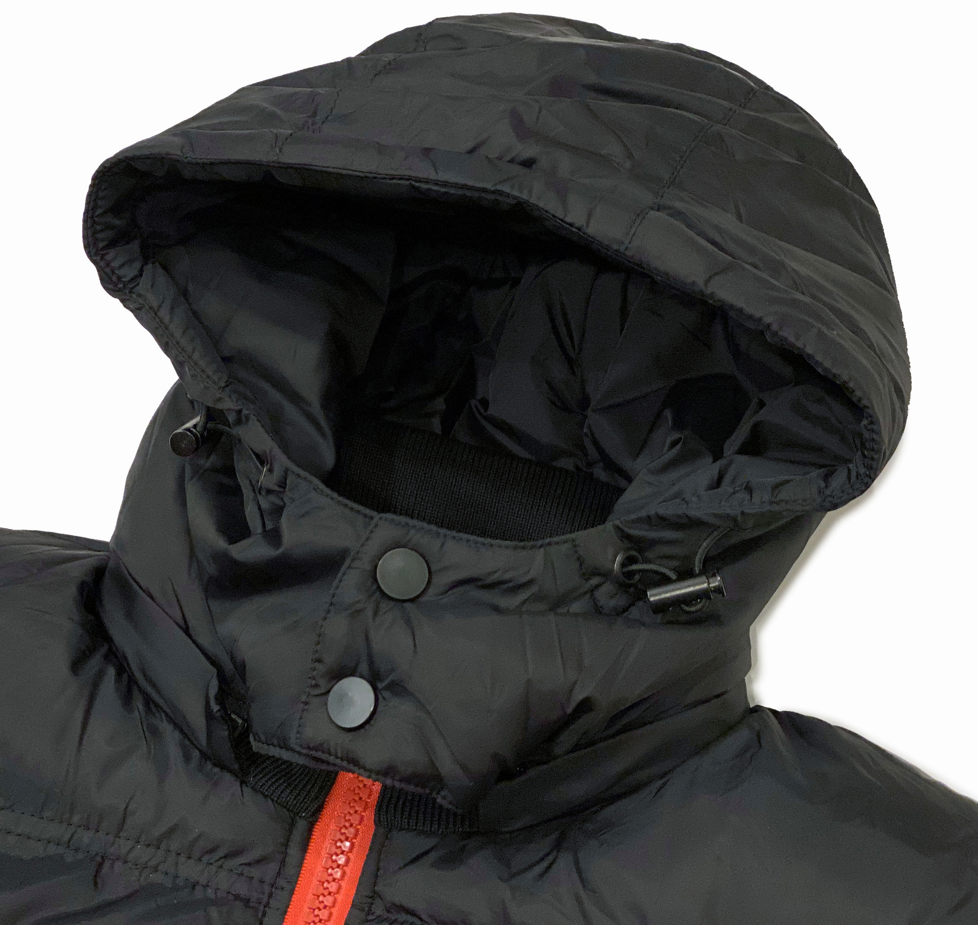Hooded Down Jacket | Black - Eat Sleep Race - Racing Lifestyle Apparel
