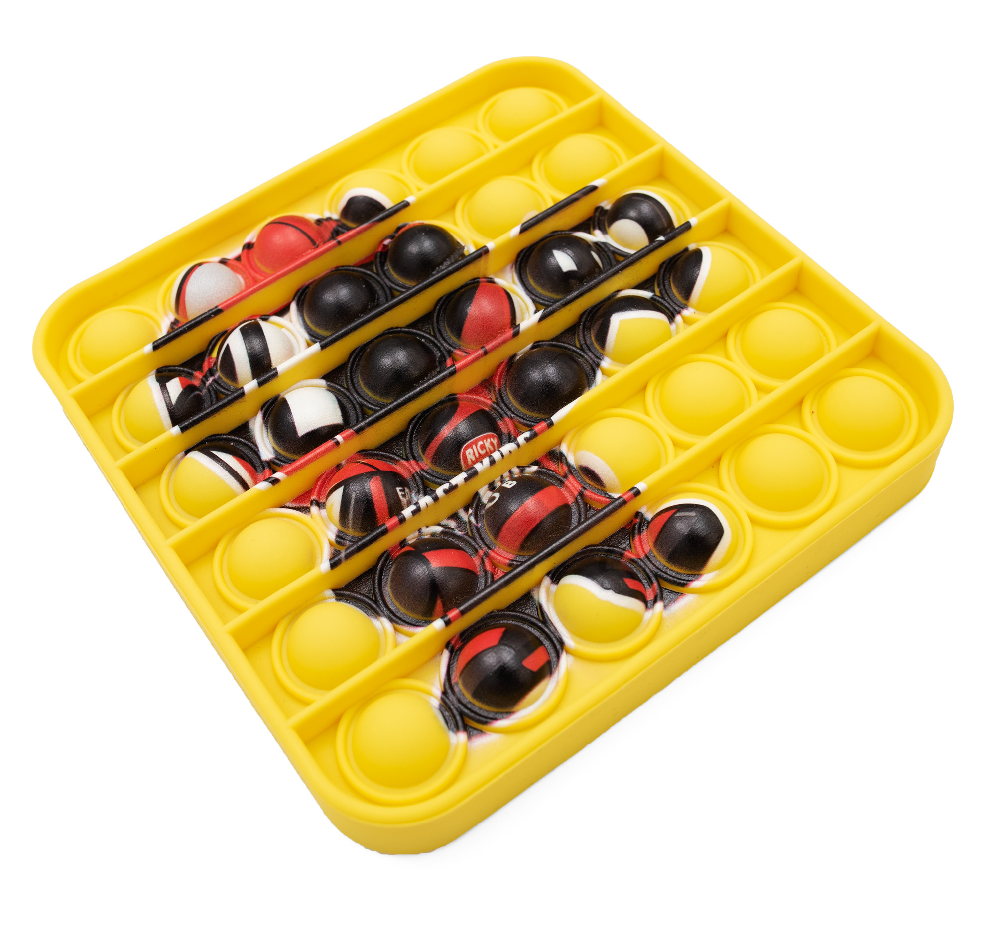 Pop Fidget Toy | Yellow Ricky - Eat Sleep Race - Racing Lifestyle Apparel