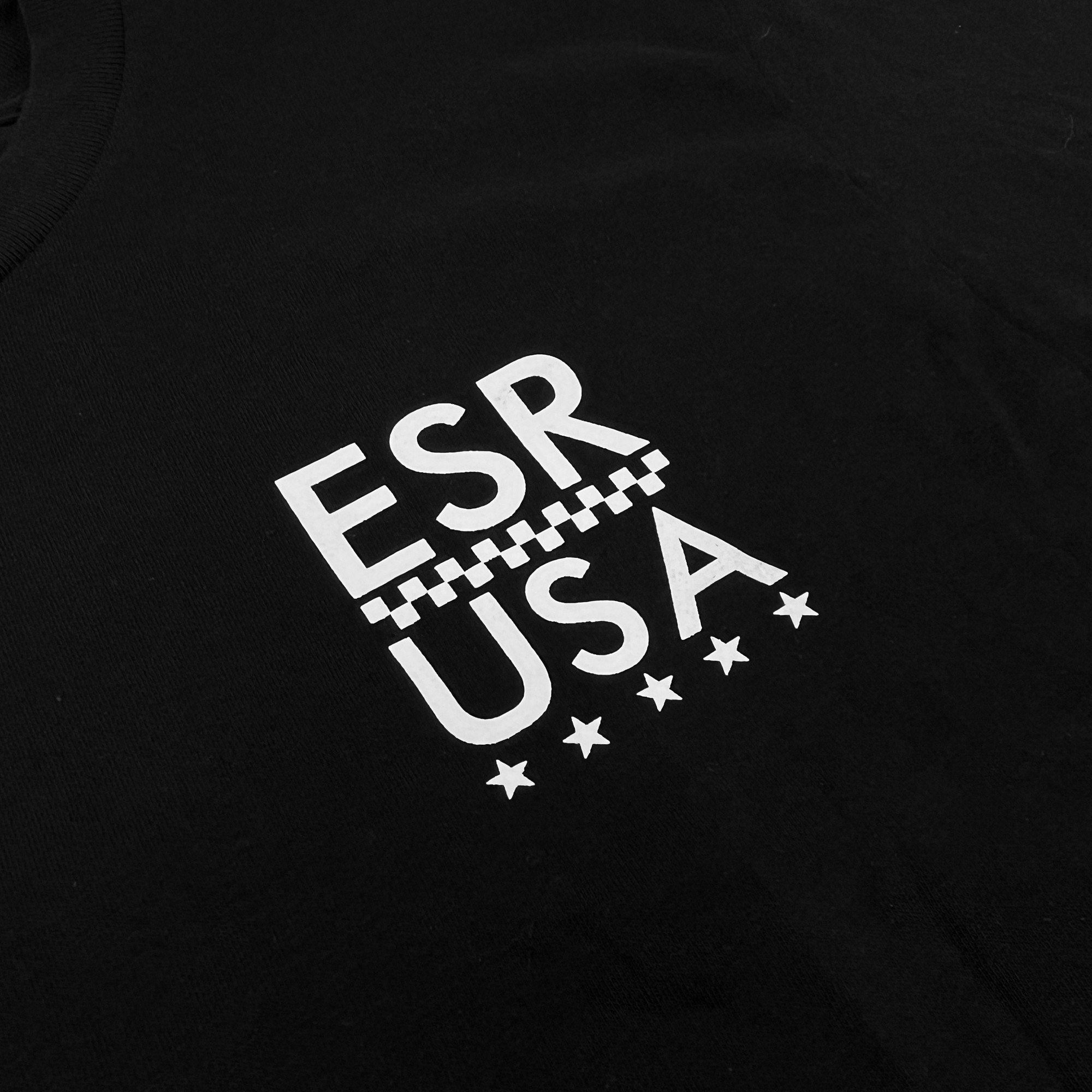 ESR Flag T-Shirt | Black/Snow Camo - Eat Sleep Race - Racing Lifestyle ...