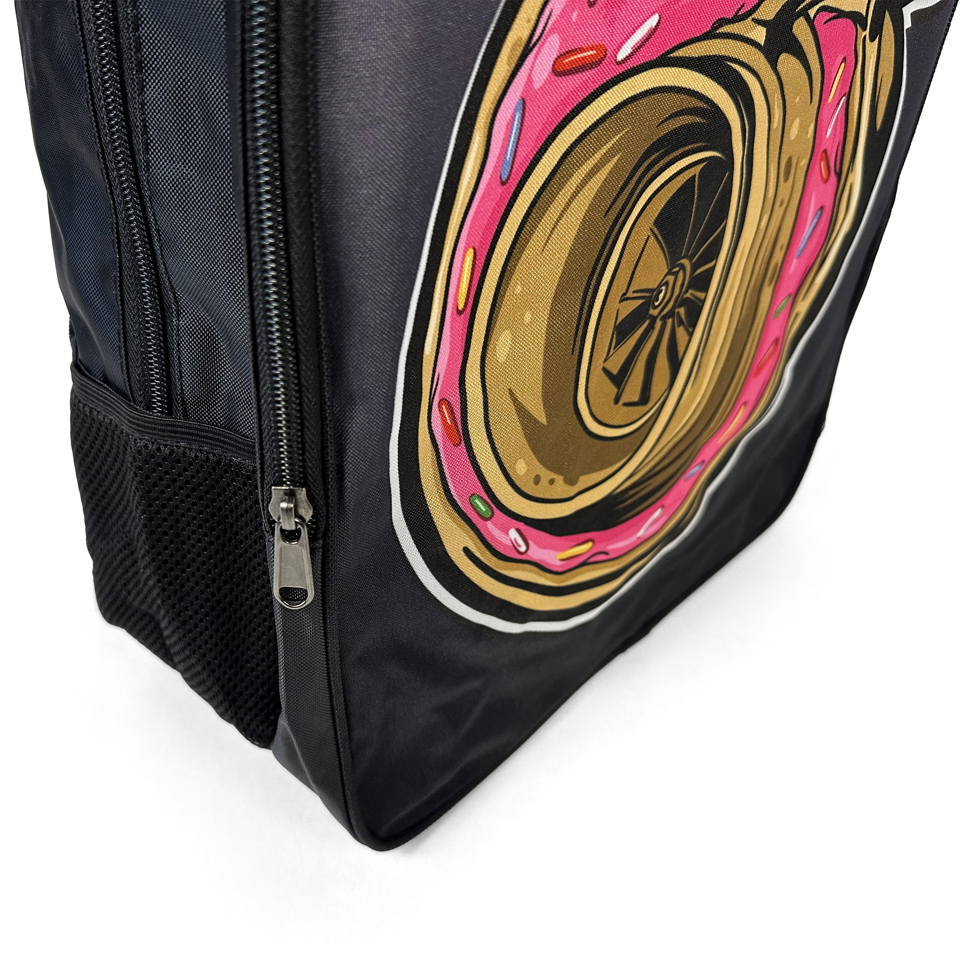 Donut Turbo Backpack | Black - Eat Sleep Race - Racing Lifestyle Apparel