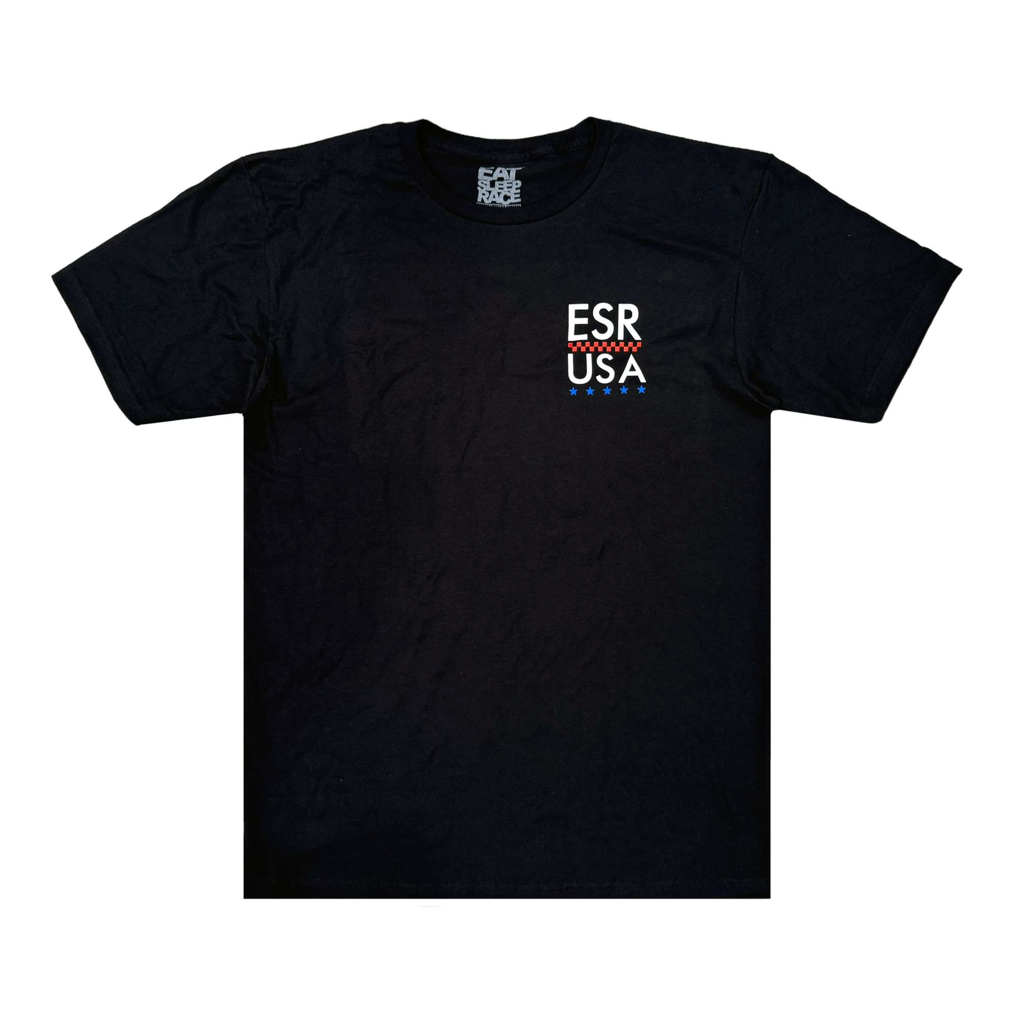 ESR Flag T-Shirt | Black/RWB Camo - Eat Sleep Race - Racing Lifestyle ...