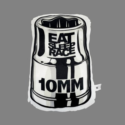Throw Pillow | 10MM - Eat Sleep Race - Racing Lifestyle Apparel