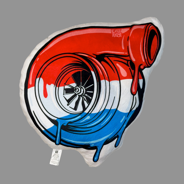 Throw Pillow | Ice Pop Turbo - Eat Sleep Race - Racing Lifestyle Apparel