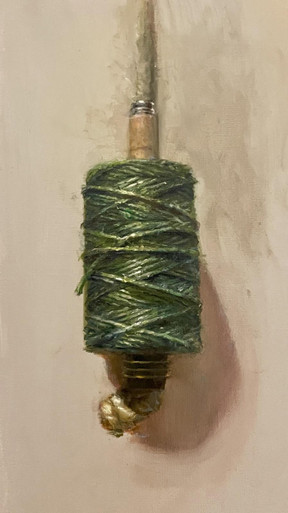 Hanging (by a Thread) - Mall Galleries - Buy Art
