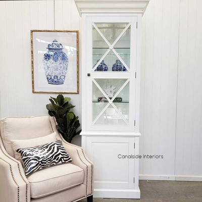 South Hamptons Display Unit 1 Door - Classic White | Coastal Charm ...