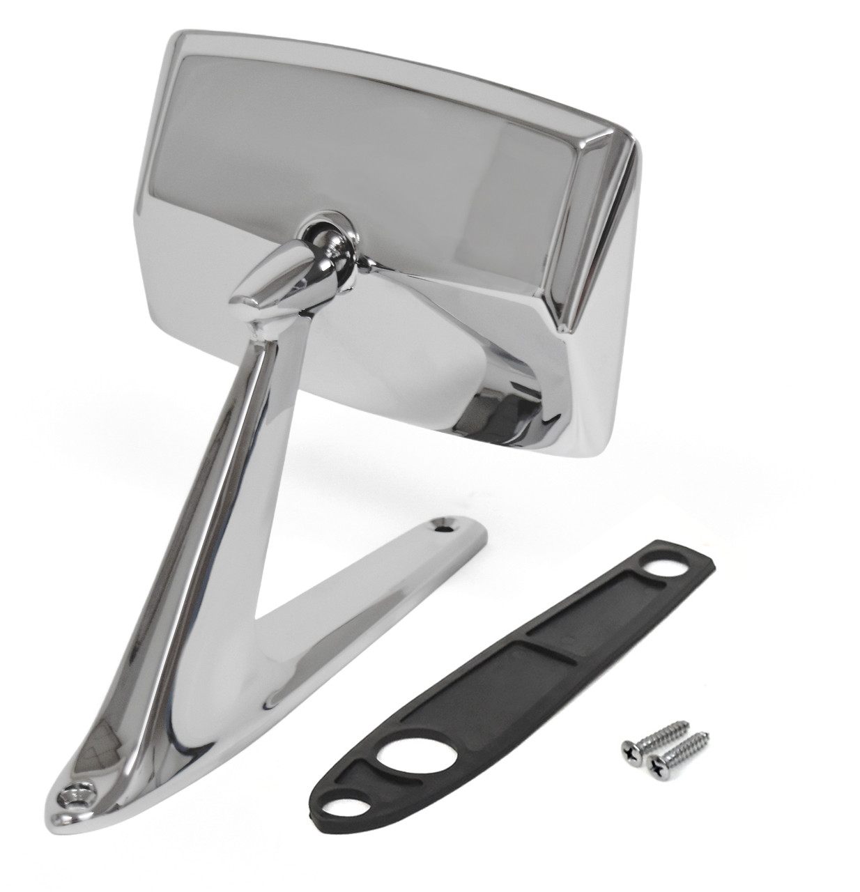 1967-1968 - Outside Mirror Chrome Passenger Side With Convex Glass ...
