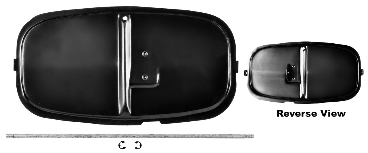 1969-1970 Mustang Shaker Flapper Door W/Rod - DII - Mustangs, Etc.