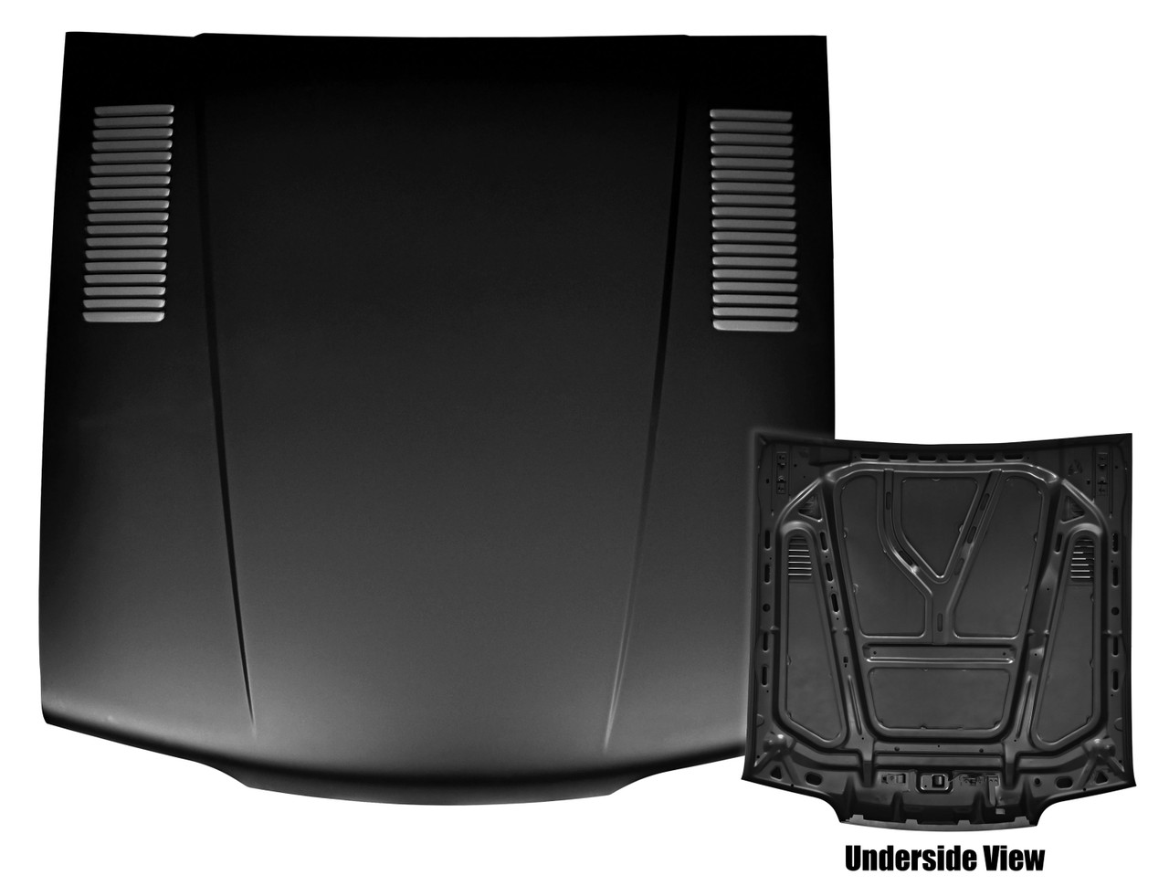 1987-1993 Mustang Hood Standard with Vent - DII - Mustangs, Etc.