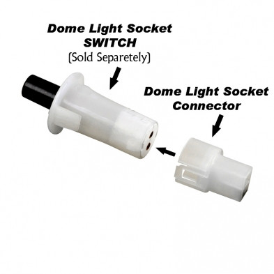 1968-1973 Mustang Courtesy Light Socket Connector - DCMR - Mustangs, Etc.